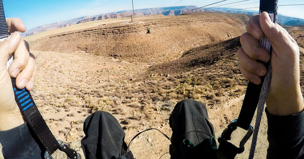 New Grand Canyon Zip Line Attraction Opens at Grand Canyon West - Thrillist