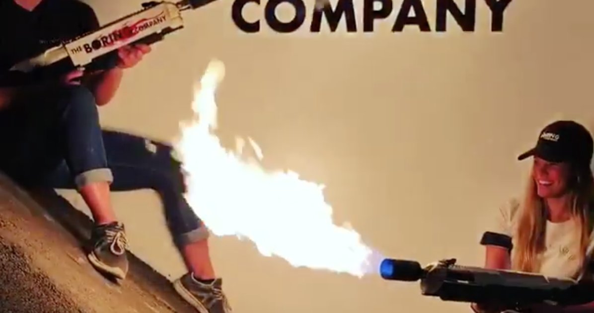 Elon Musks Boring Company Sold 5 Million In Flamethrowers Thrillist