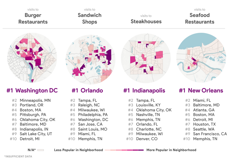 Most Popular Type of Restaurant in Every State Revealed by Map - Thrillist