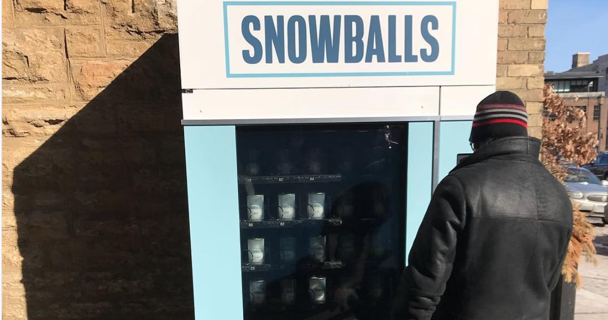 This Minnesota Vending Machine Sells Snowballs for $1 Each - Thrillist