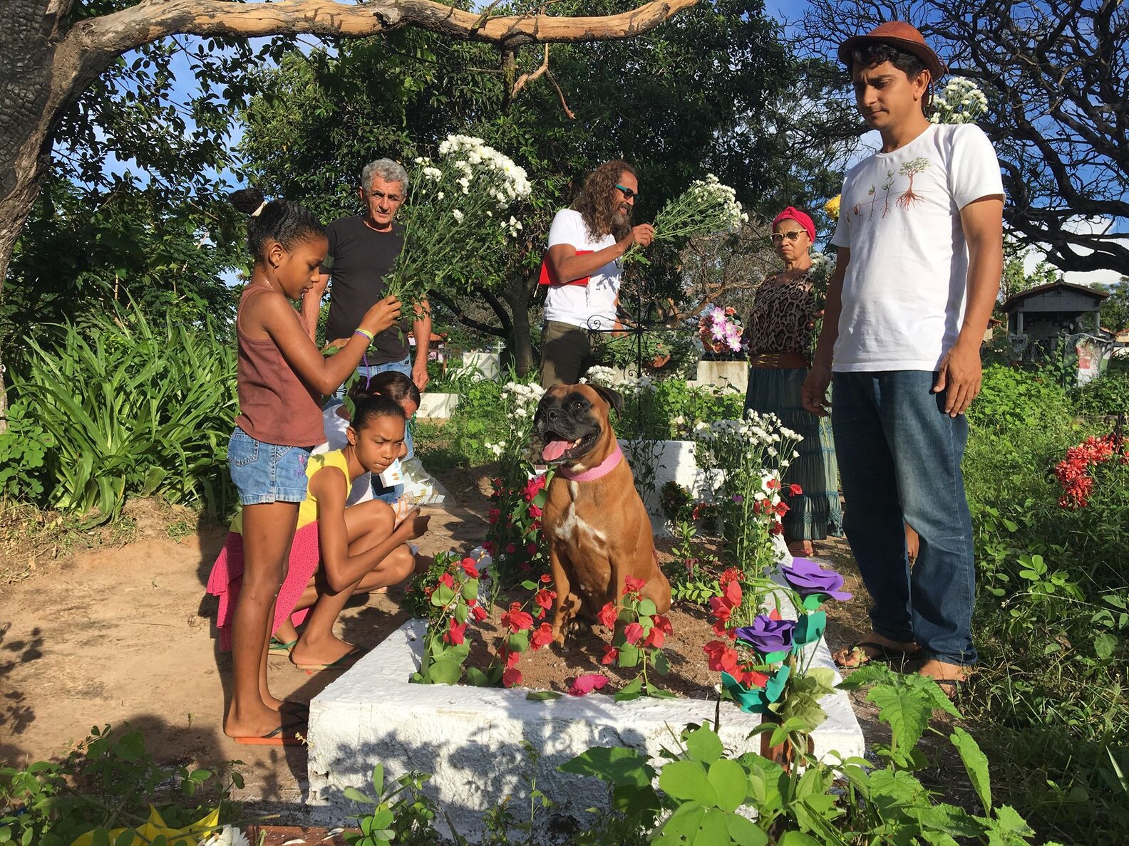 Heartbroken Dog Stays By Owner's Coffin During Funeral - The Dodo