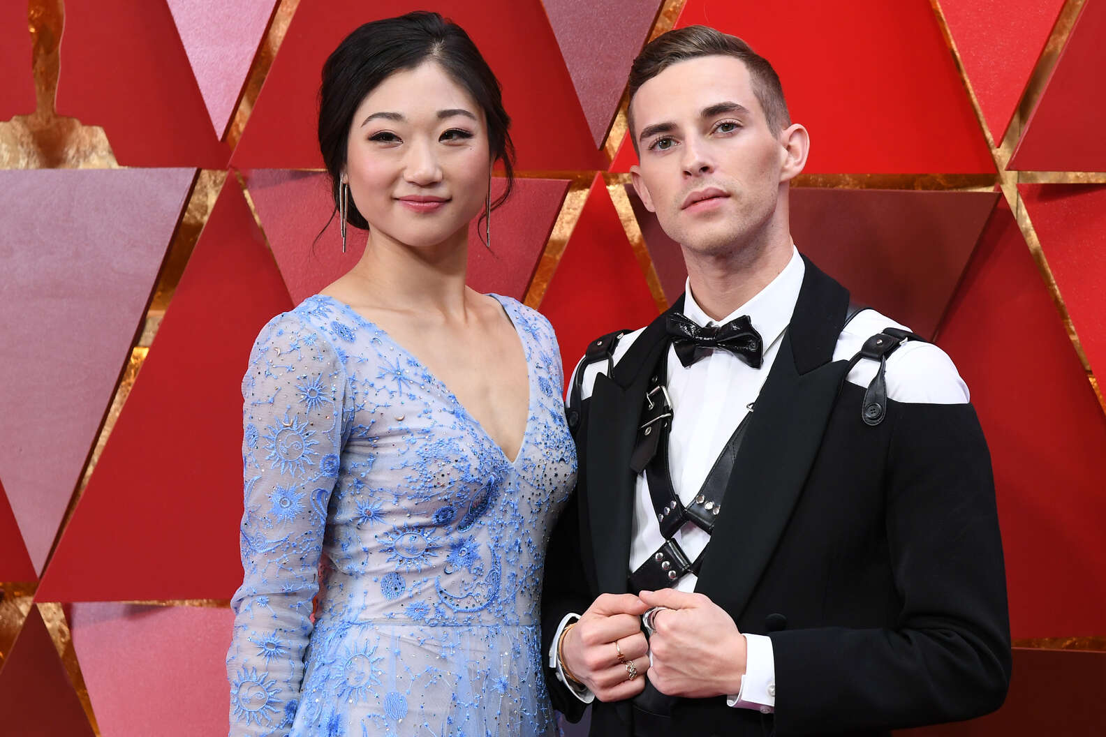 Oscars 2018: Olympian Adam Rippon Wears Leather Harness Red Carpet ...