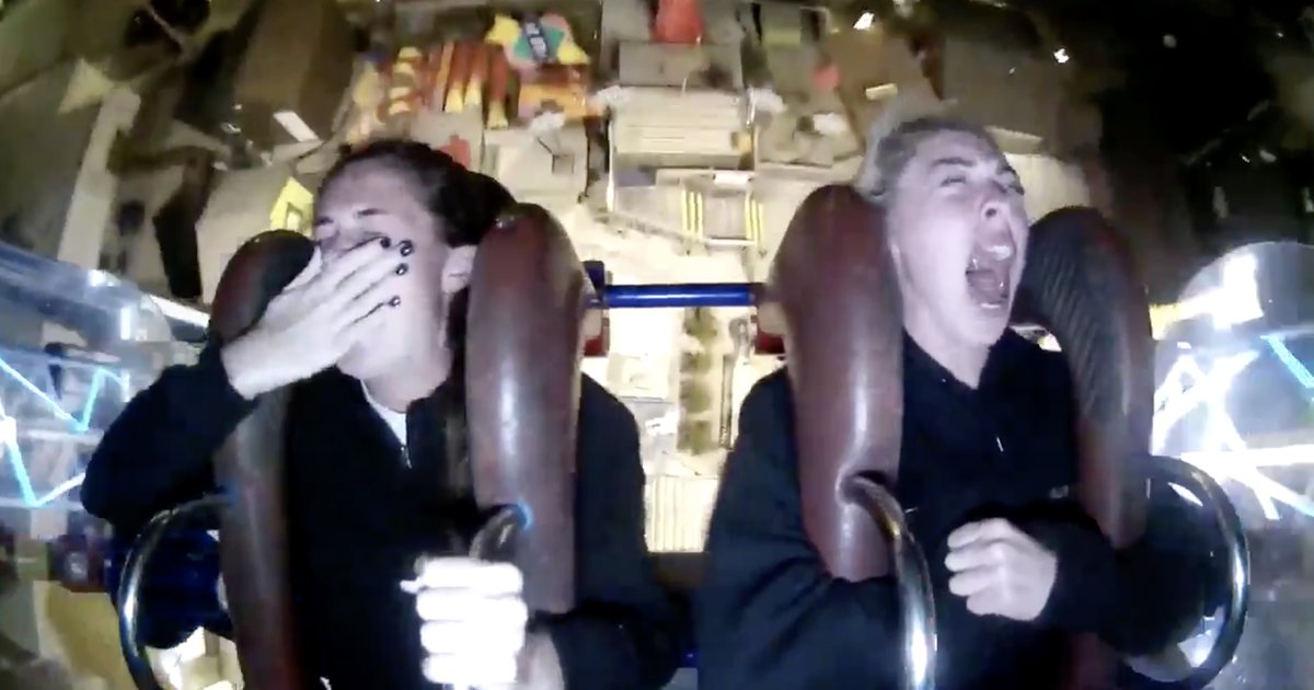 Irish Soccer Player Has Intense Reaction to Amusement Park Ride - Thrillist