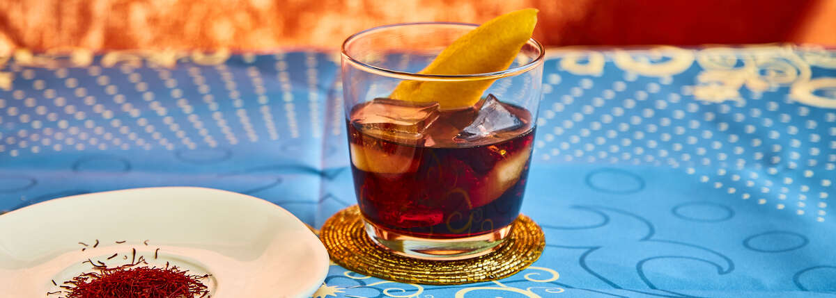 Saffron Boulevardier Cocktail Recipe - Thrillist