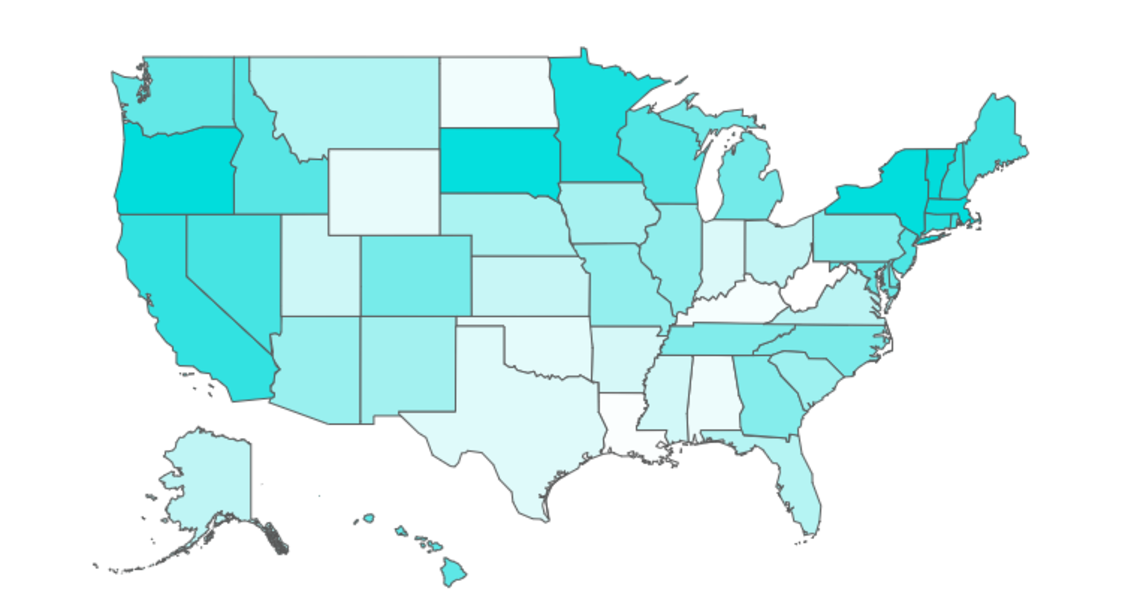 Earth Day 2018: Greenest States in the US, Ranked by WalletHub - Thrillist