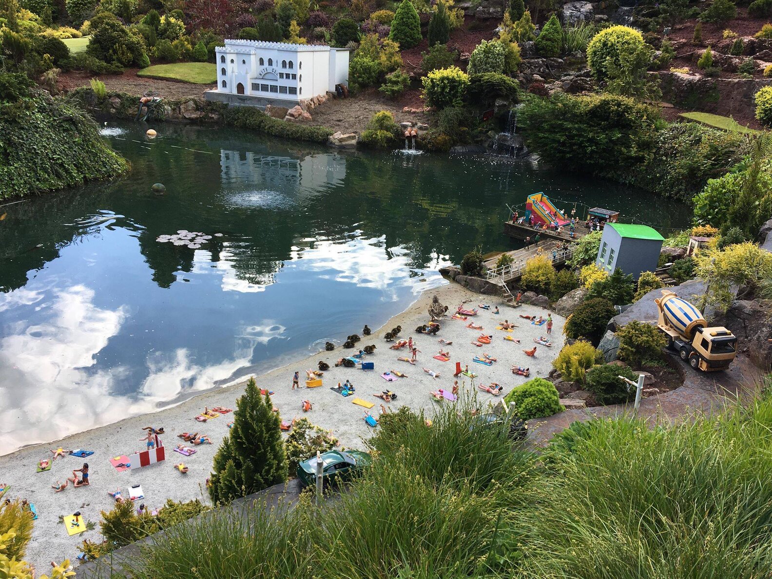Family Of Ducks Pay A Surprise Visit To A Tiny Model Town - The Dodo