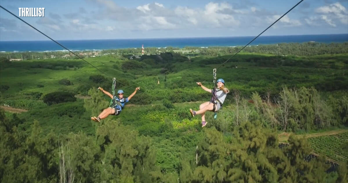 Zoom Across Hawaii’s Lush Landscape On This Zip Line - Thrillist