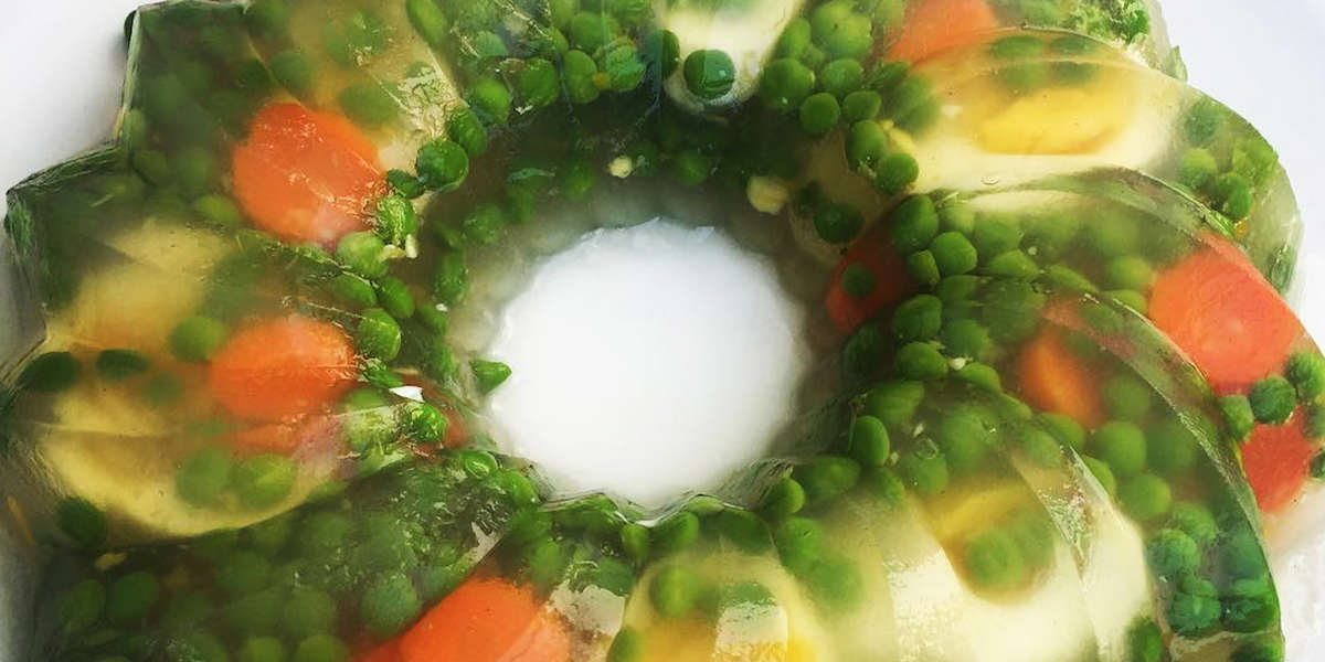 Savory Jello Molds Called Aspics Were Super Popular In The 60S