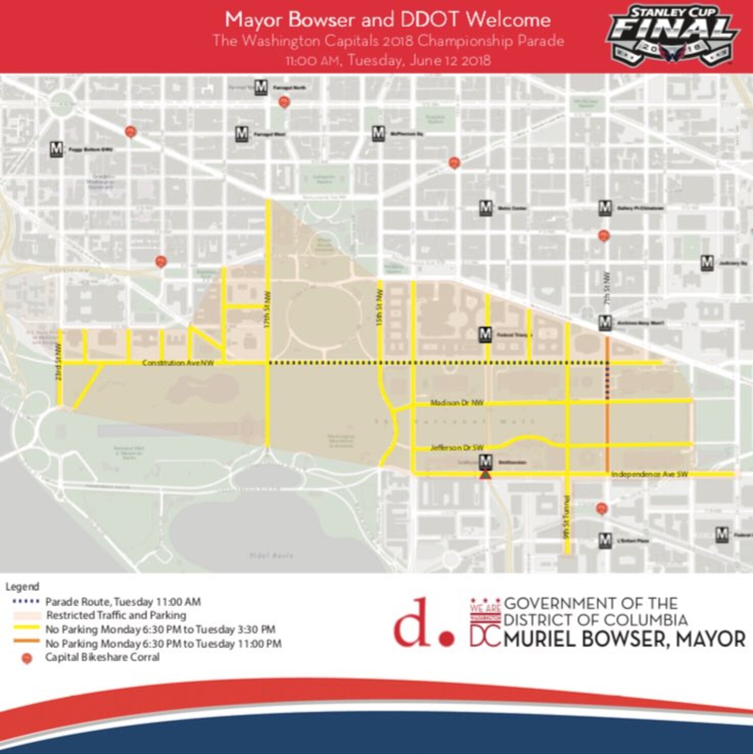 Washington Capitals Parade: Route, Road Closures, Time & More Details ...