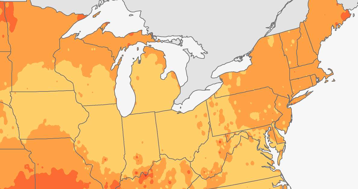 Hottest Day of The Year in Every State Revealed on Map - Thrillist