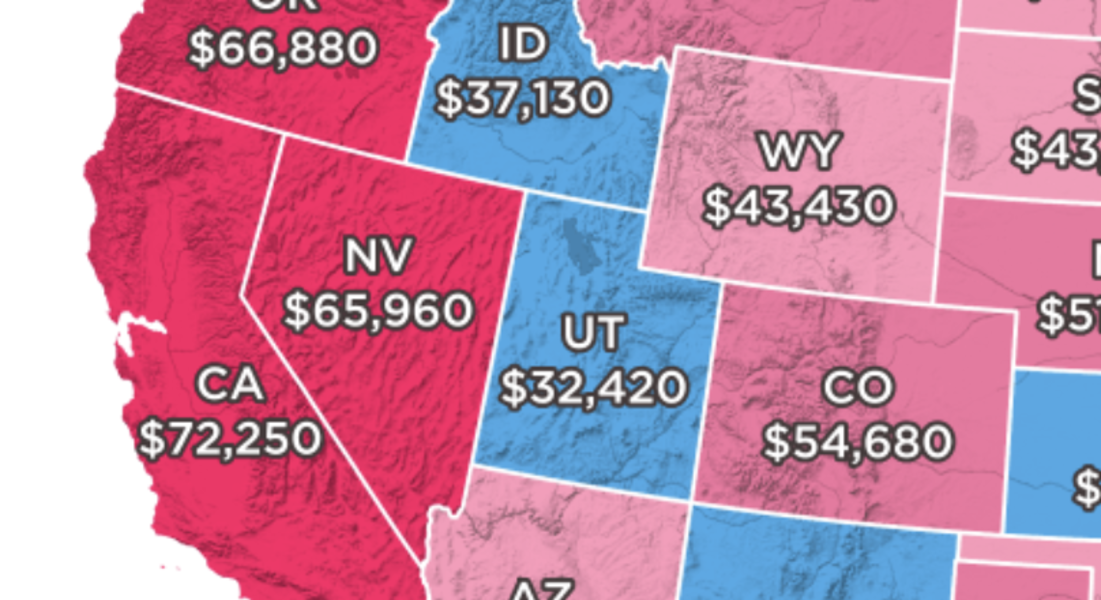 How Much Do Firefighters Make Average Firefighter Salaries Mapped