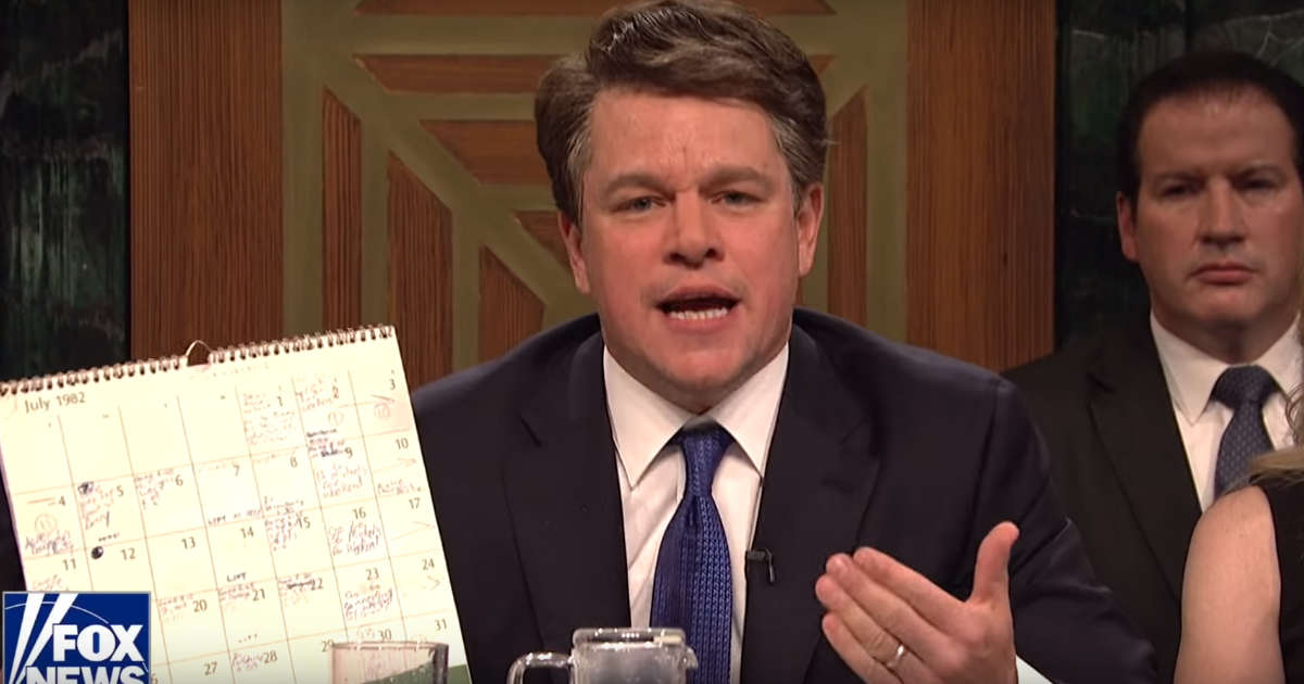SNL: Matt Damon Plays Brett Kavanaugh in Season 44 Cold Open - Thrillist