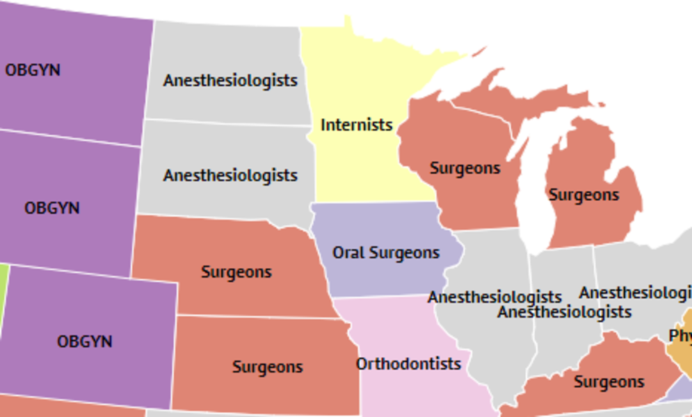 Highest Paying Jobs In Every State in 2018, Mapped - Thrillist