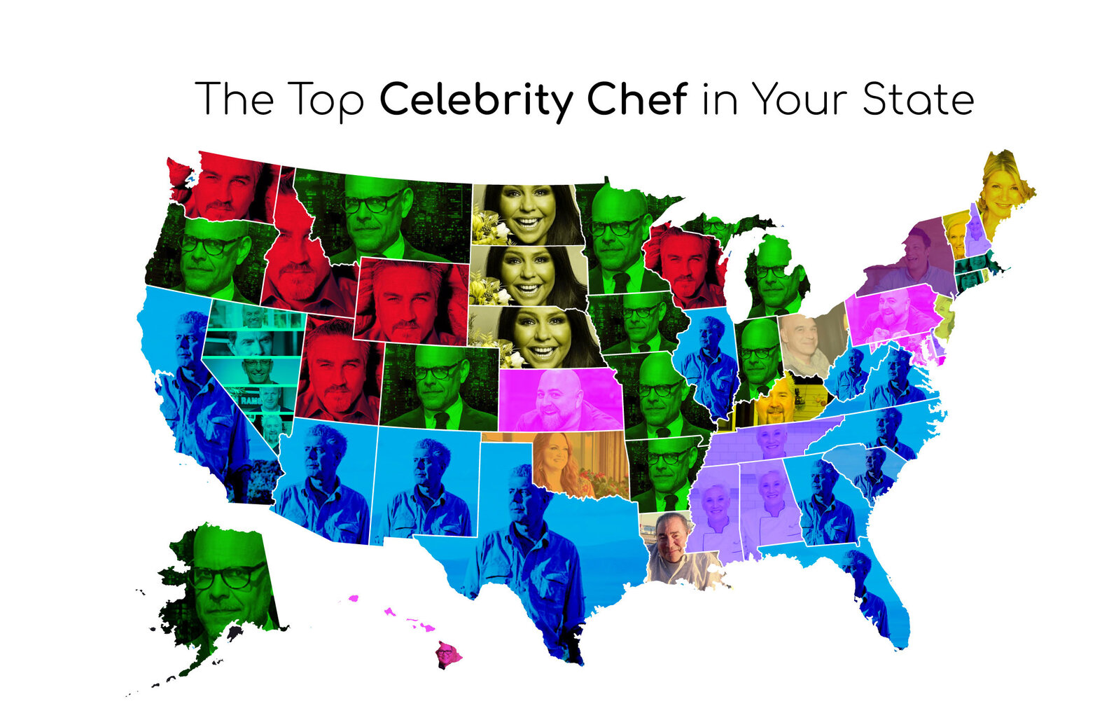 Favorite Celebrity Chefs in Every State, Mapped - Thrillist