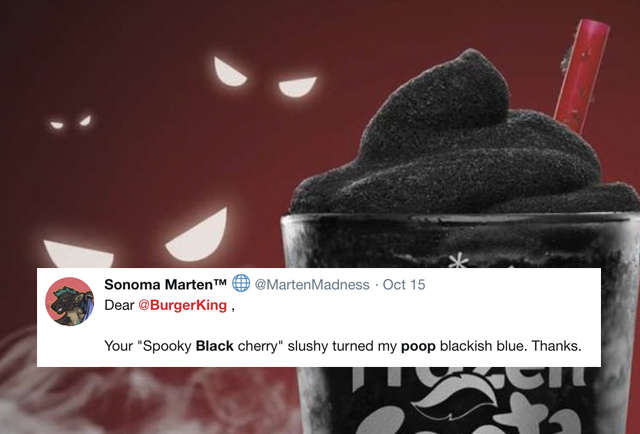Burger King's Black Frozen Drink Is Turning Poop Weird Colors - Thrillist