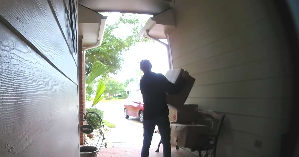 Homeowner Catches Package Thief With Doorbell Video Camera - Thrillist