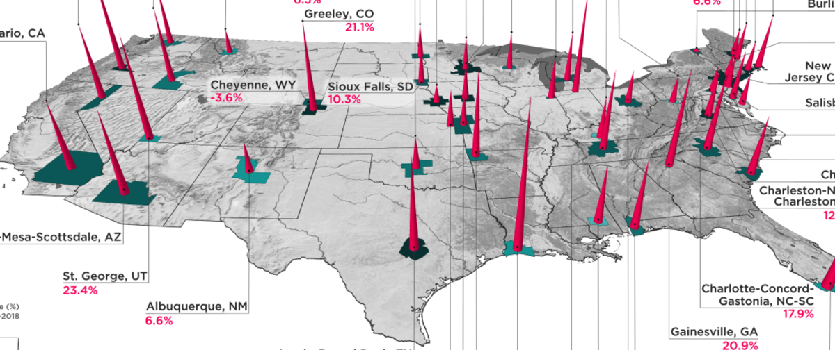 Cities In Every State Adding the Most Jobs in 2018 - Thrillist