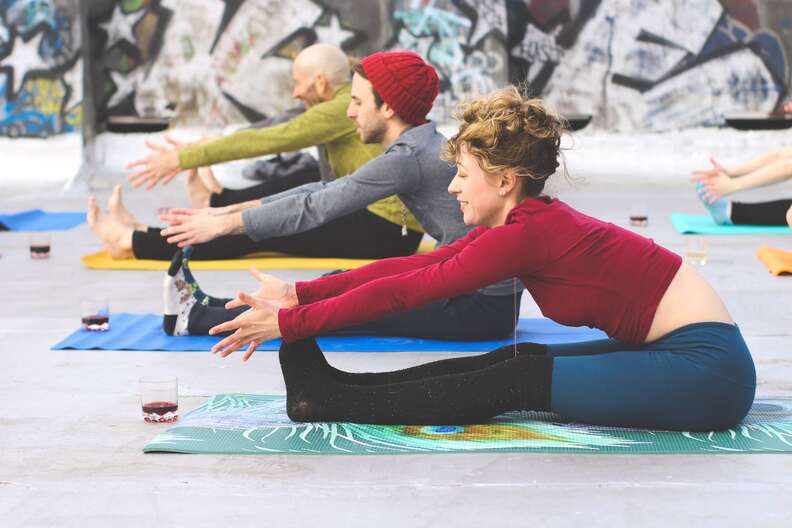 Best Drunk Yoga in NYC: Yoga Happy Hour Classes to Relax & Drink ...
