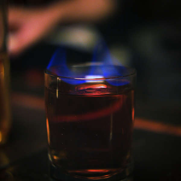 Flaming Dr Pepper Shot Cocktail Recipe Video - Thrillist