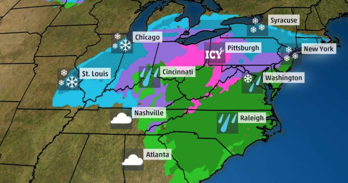 Winter Storm Avery 2018: South, Midwest, and Northeast Will All Be Hit ...