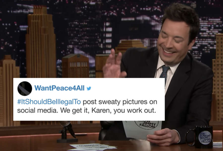 Jimmy Fallon's "Hashtags" Asks People to Share What Should Be Illegal ...