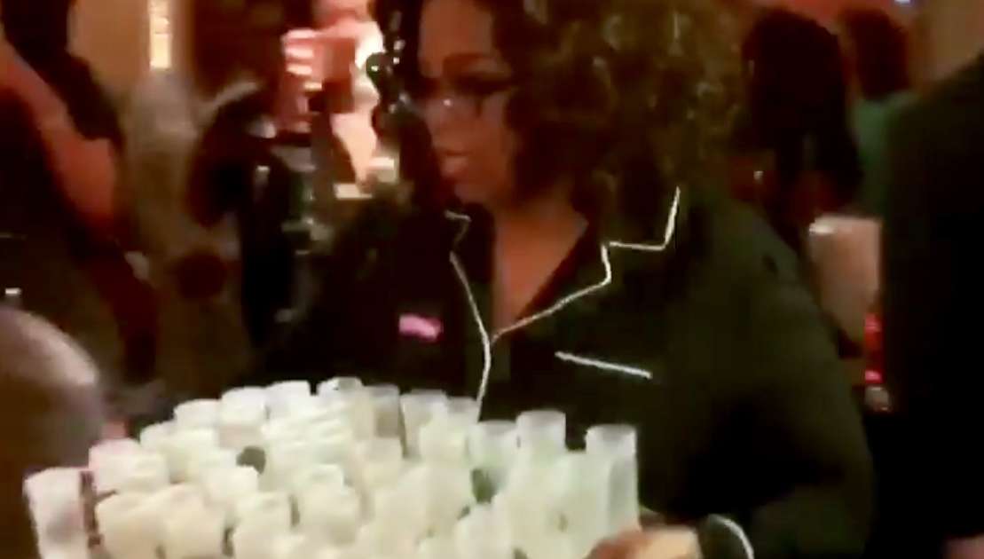 Oprah Hands Out Tequila Shots In Pajamas On A Cruise Ship - Thrillist