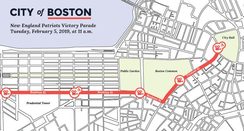 Patriots Super Bowl Parade 2019: Route Map, Time, How to Watch & More ...