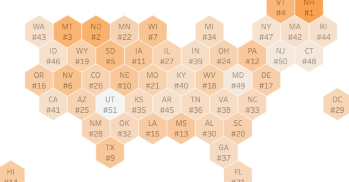 States That Buy The Most Liquor, Wine, and Beer, Revealed by Map ...