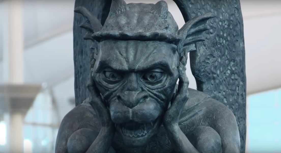 Denver Airport Conspiracy Theory: Travelers Trolled With Gargoyle ...