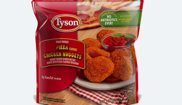 Tyson Releases Pizza Flavored Chicken Nuggets - Thrillist