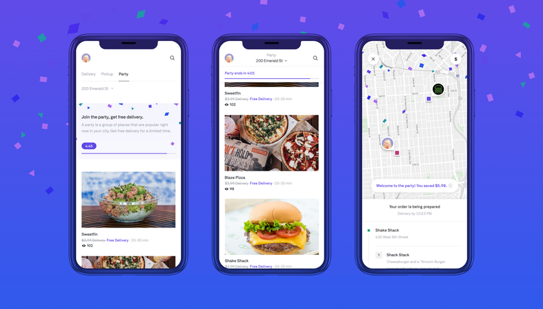 Postmates New Party Option Has Free Delivery From Trending Restaurants ...