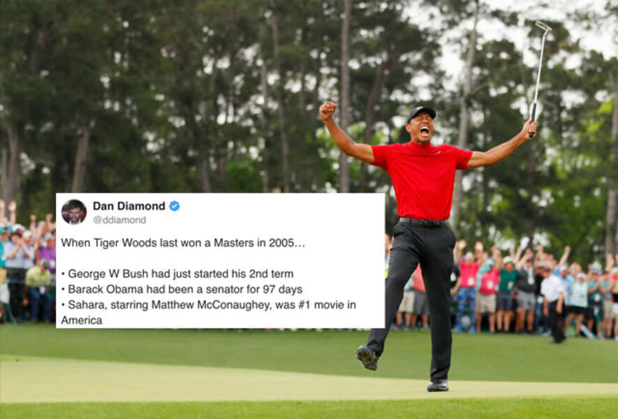 Tiger Woods' Masters Win Starts Meme - Thrillist