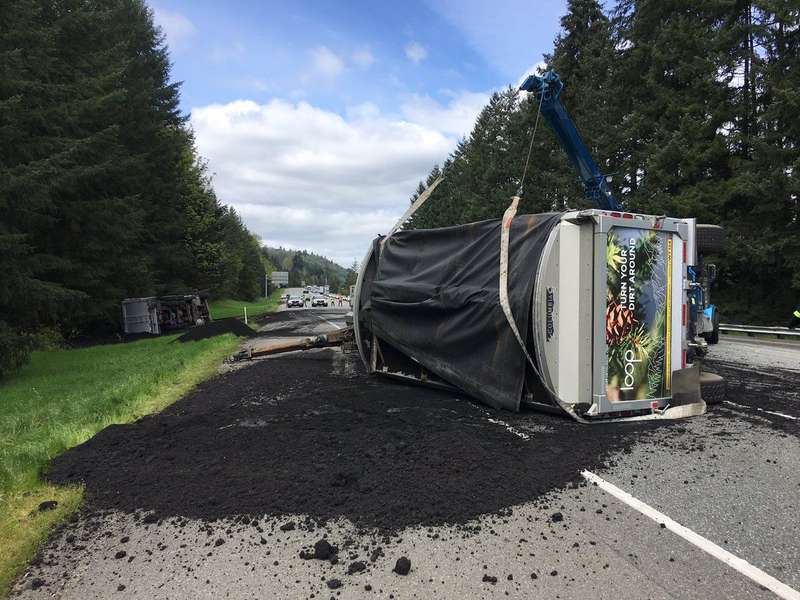 Truck Filled With Human Poop Overturns and Spills on Seattle Highway ...