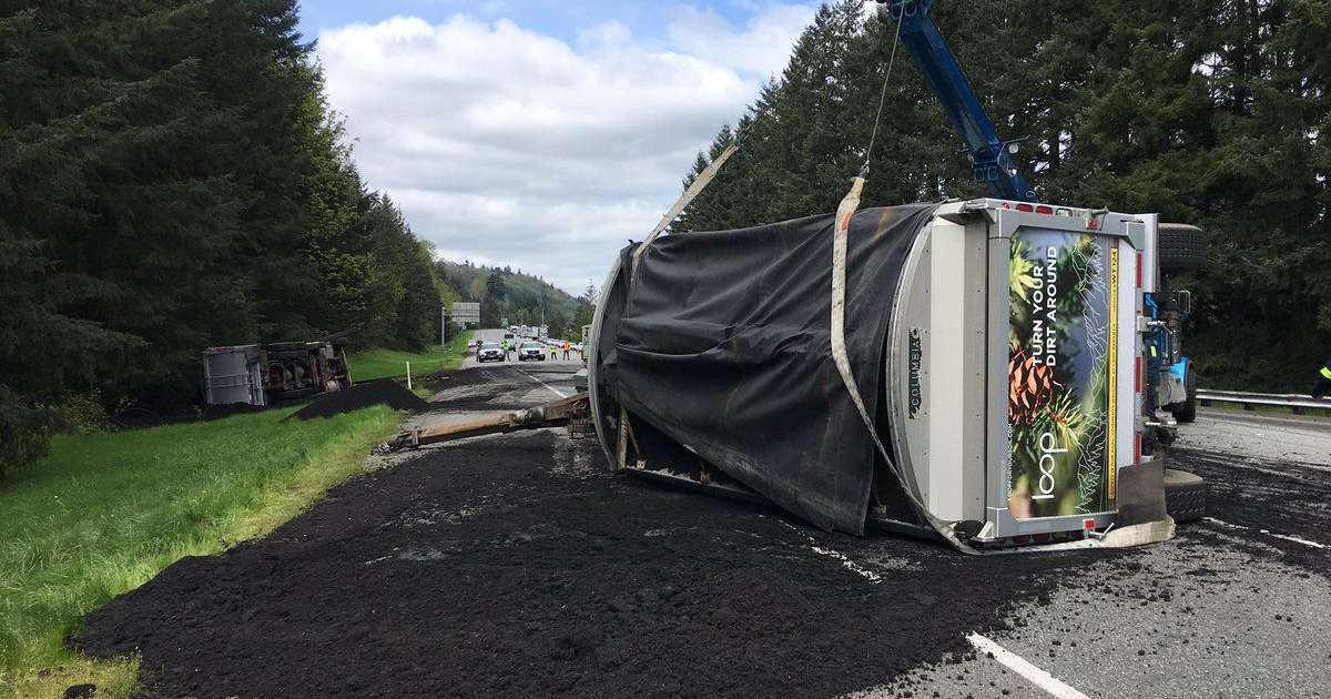 Truck Filled With Human Poop Overturns and Spills on Seattle Highway ...