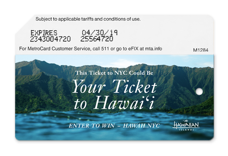 NYC MTA Is Giving Away Free Hawaii Trip Via Themed Metrocards - Thrillist