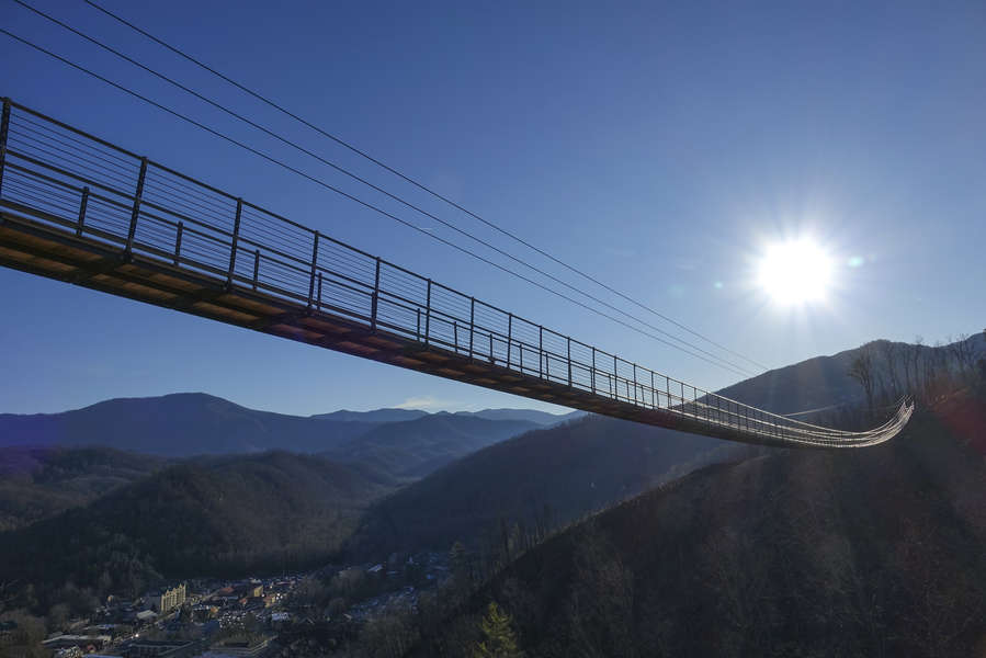 Gatlinburg SkyBridge: US's Longest Pedestrian Suspension Bridge Opens ...