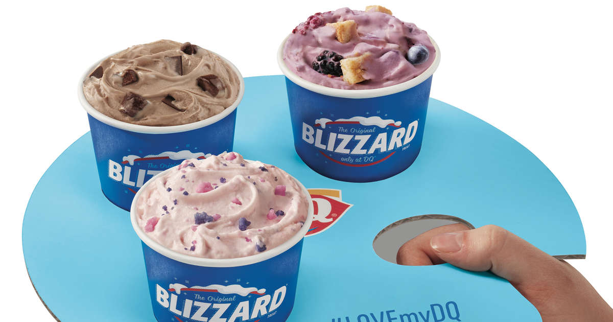 Dairy Queen Adds Mini Blizzard Flights With 3 Flavors to Summer Menu ...