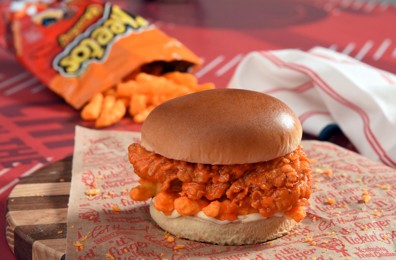 KFC’s Cheetos Chicken Sandwich Review: Is the Cheetos Sandwich Good ...