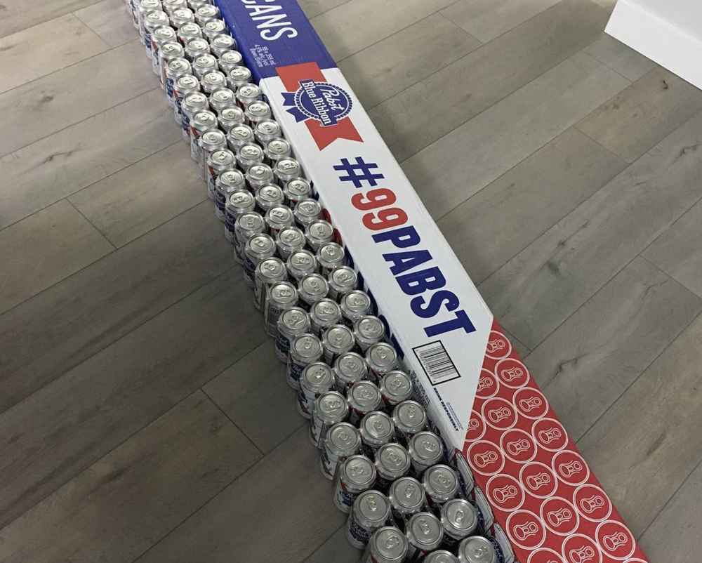 Pabst Blue Ribbon 99 Pack | makesandcastlesnotwar