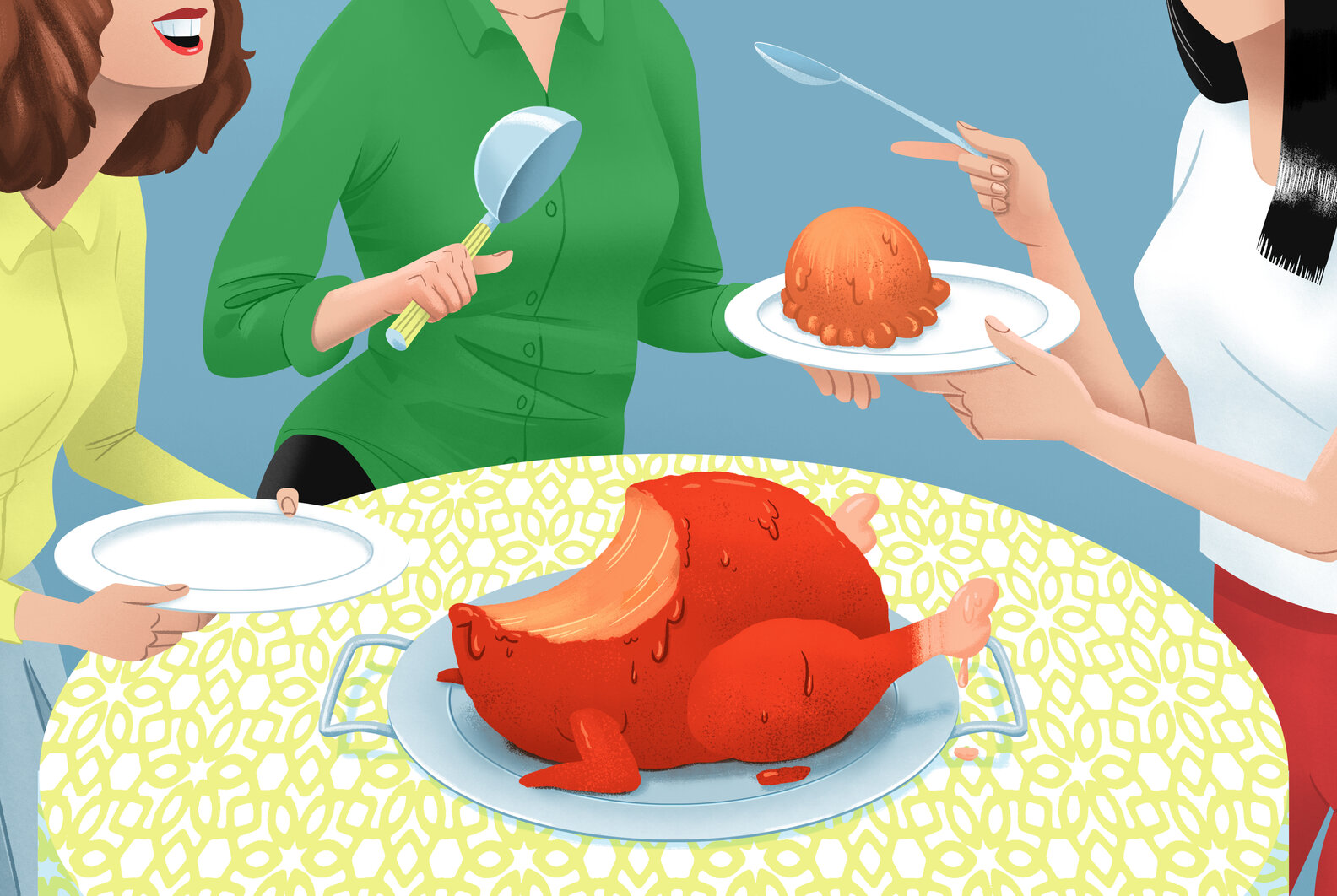 How a Cold Stone Creamery Ice Cream Turkey Made Our Friendsgiving ...