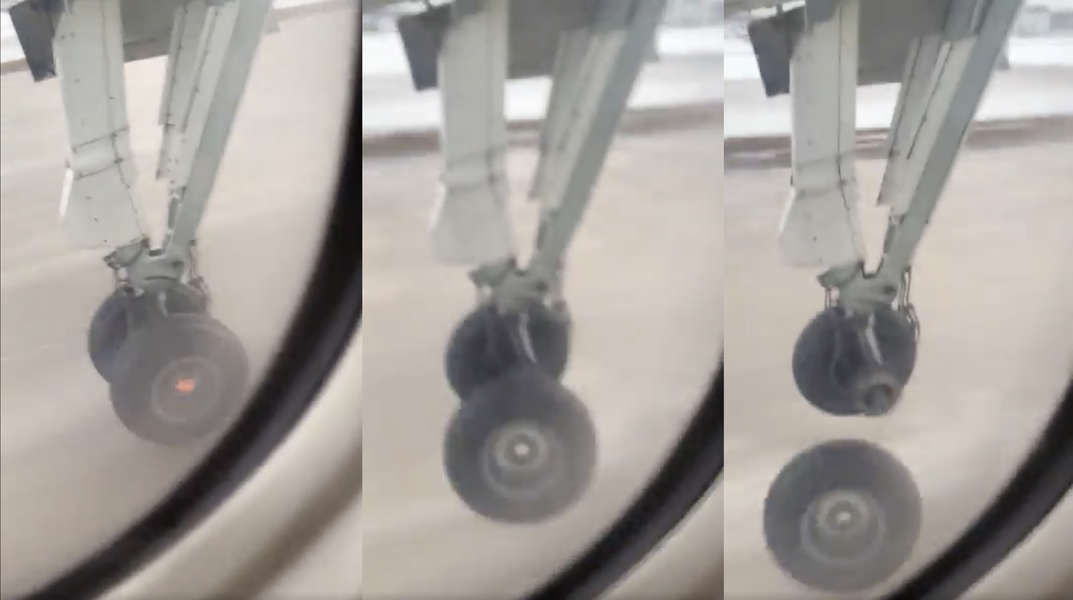 Video of Air Canada Flight Taking Off Shows Wheel Falling Off Plane ...