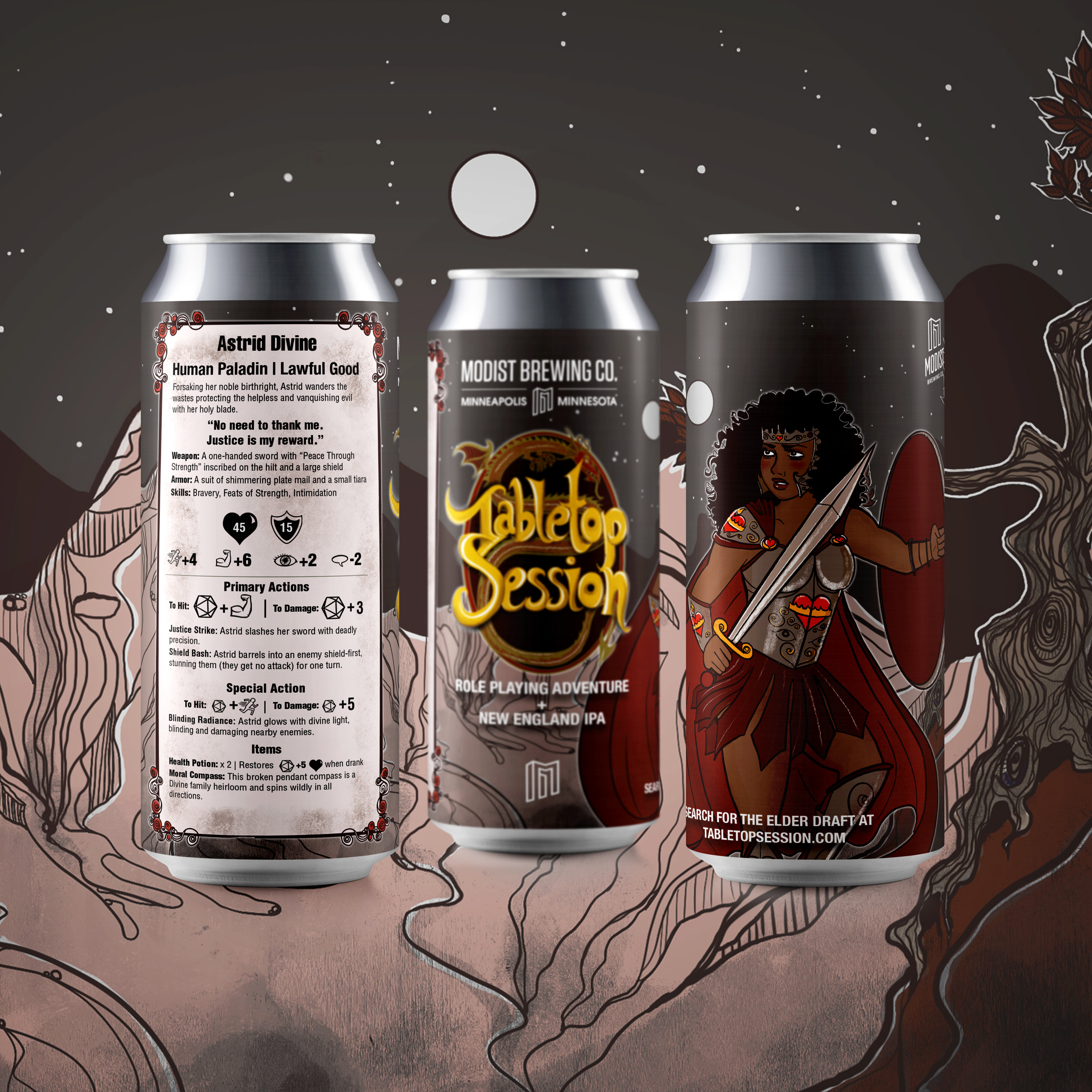 Modist Brewing Has Made a Dungeons & Dragons-Style Game on a Beer Can - Thrillist