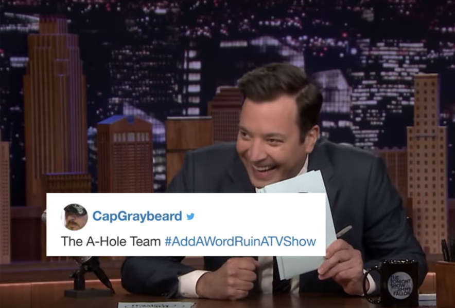 What is Jimmy Fallon’s New #AddAWordRuinATVShow Segment? - Thrillist