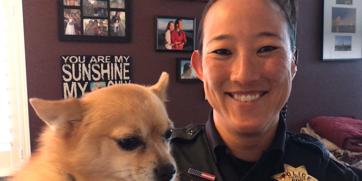 Cop Rescues 60 Animals From A Fire And Then Adopts One - Videos - The Dodo