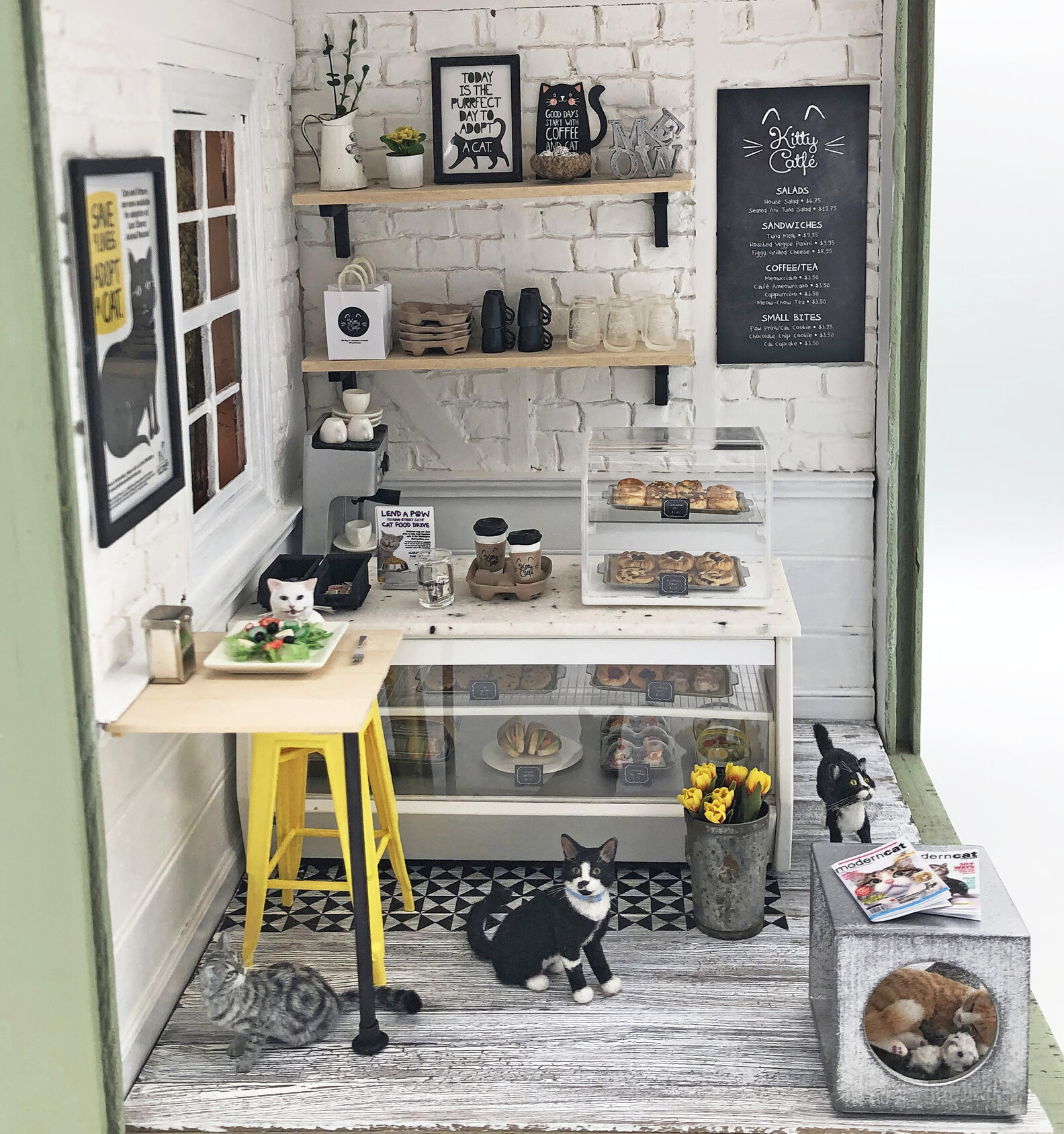 Cat Loves Mom's Mini Cat Cafe - The Dodo