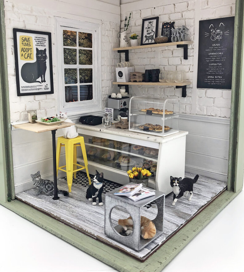 Cat Loves Mom's Mini Cat Cafe - The Dodo