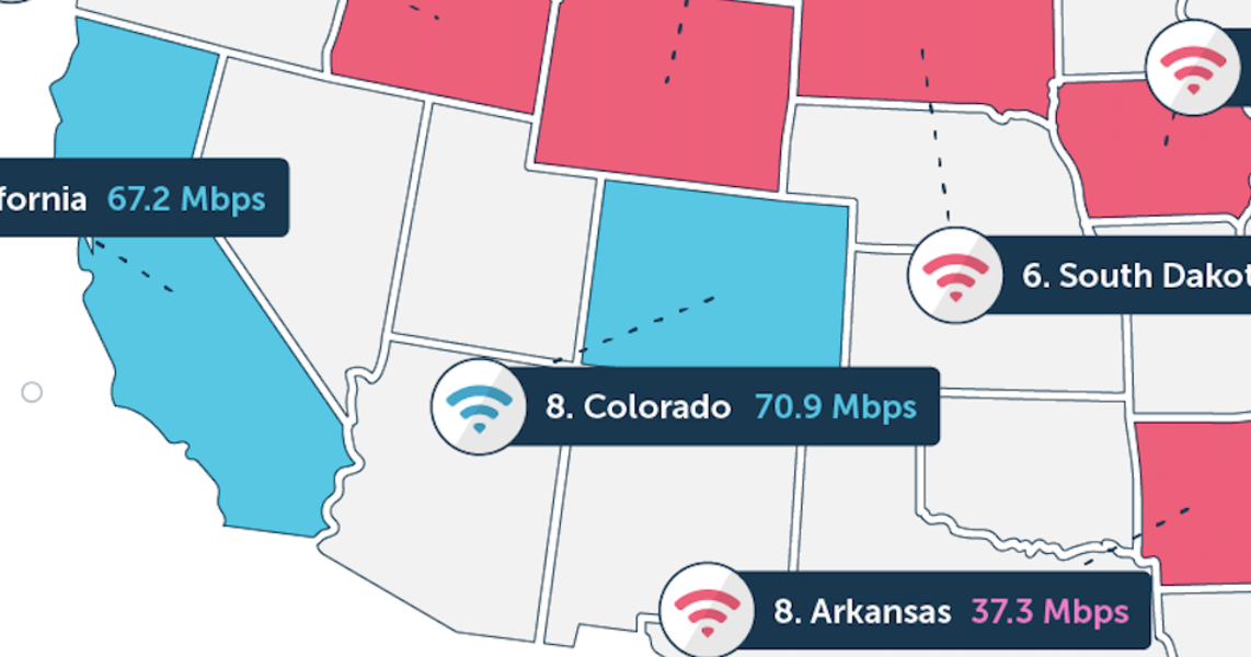 States With Fastest & Slowest Internet Speeds in the US - Thrillist