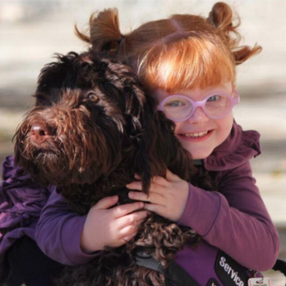 Service Dog Gets Place In Yearbook Next To Her Favorite Little Girl ...