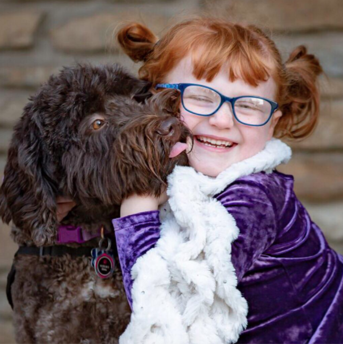 Service Dog Gets Place In Yearbook Next To Her Favorite Little Girl ...