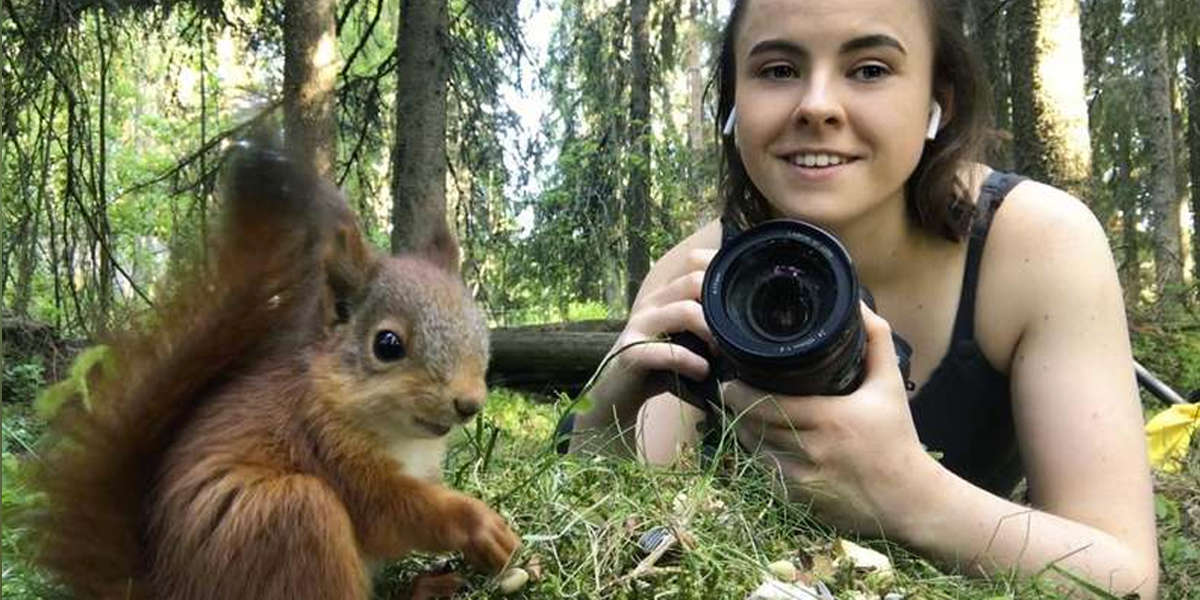Woman Becomes Unlikely Mom To Group Of Wild Baby Squirrels - The Dodo